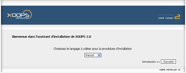Guide d'installation Xoops
